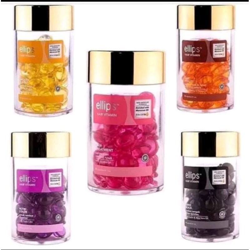 Jual Elips hair kemasan botol isi 50 pcs | Shopee Indonesia