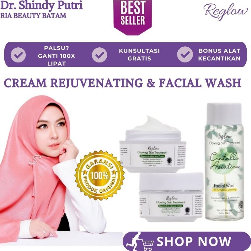 Jual Reglow Beauty Skincare Original dr. Shindy Putri Paket Reglow Glow Skin Treatment sabun dan ...