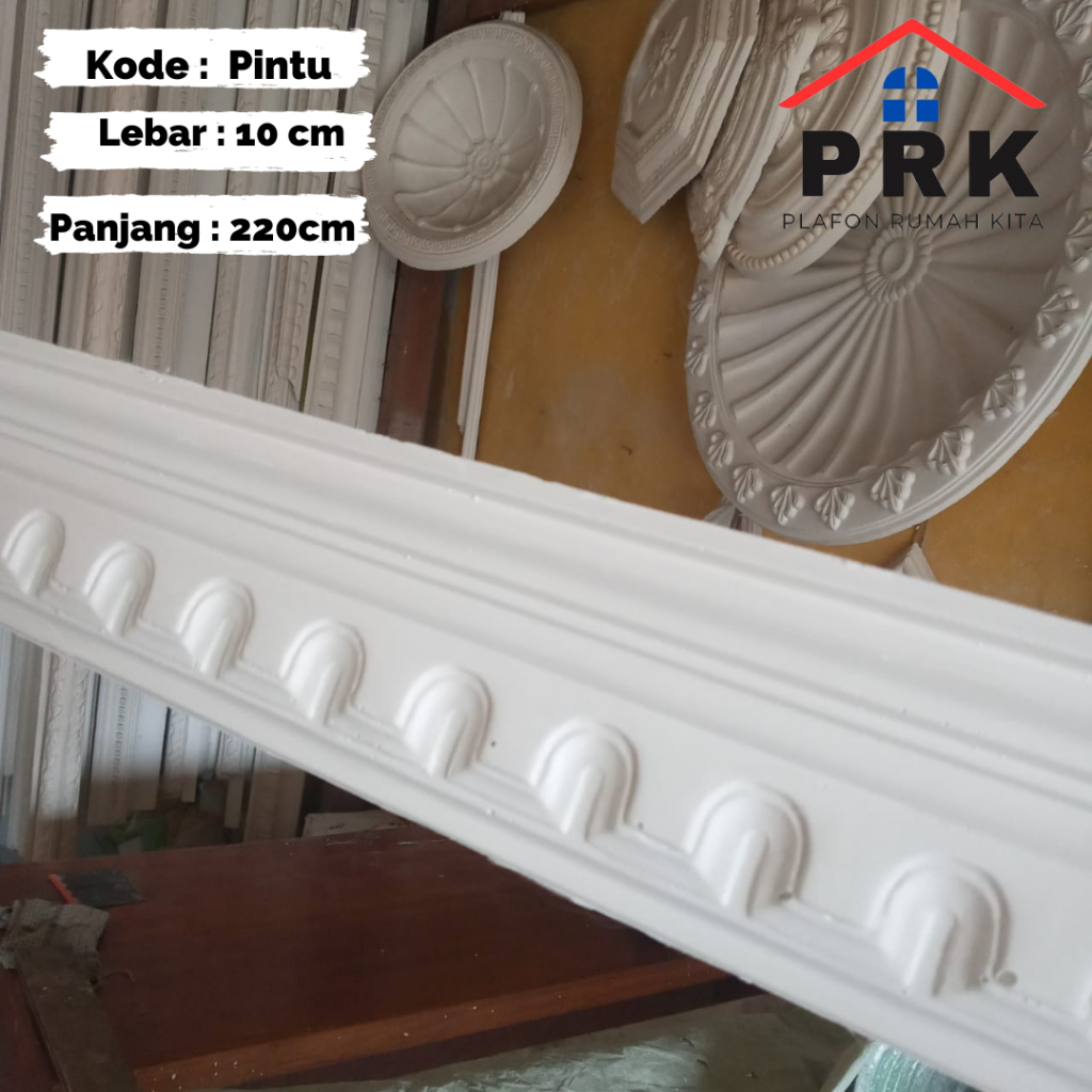 Jual Lis List Gypsum Gipsum Motif (MINIMALIS) Polos Pintu lebar 10cm ...