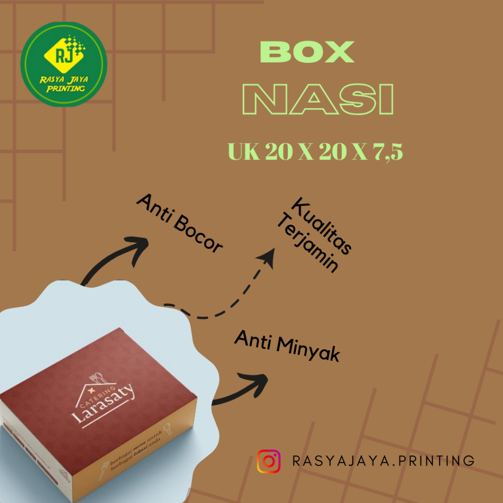 Jual Box Nasi | Dus Nasi Custom | Kotak Makan Custom | Kotak Nasi ...