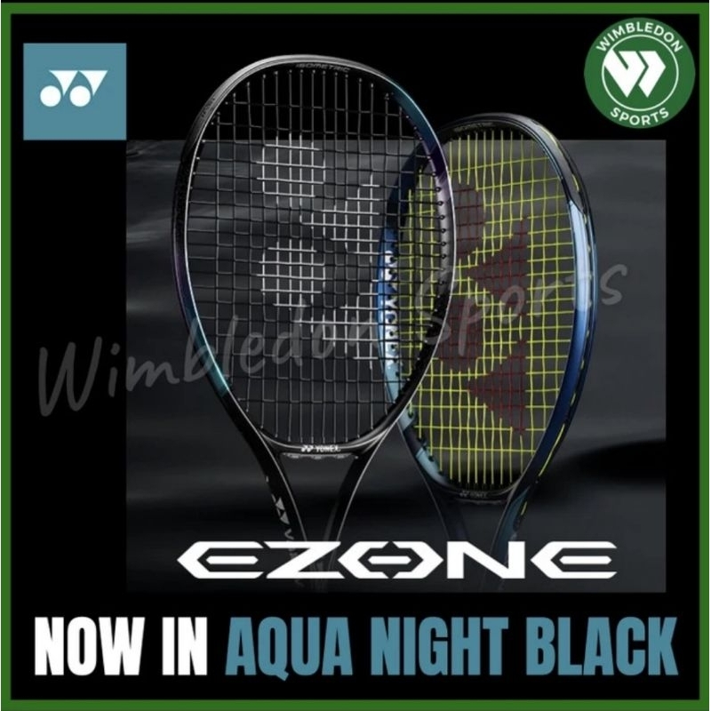 Jual Raket Tenis YONEX EZONE 2024 / Yonex EZONE Night Aqua Black | Shopee Indonesia