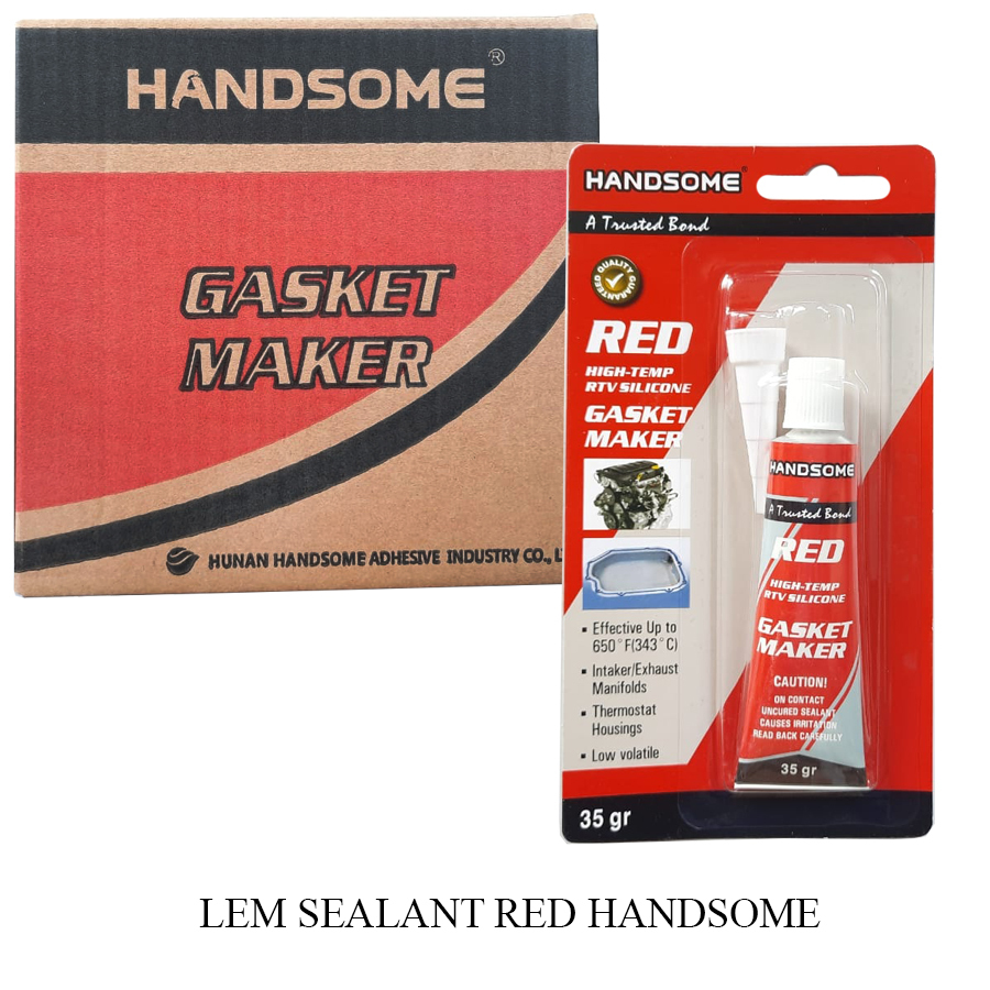 Jual Lem Besi / kaca / fiber Paking merah handsome 35 gram. | Shopee ...