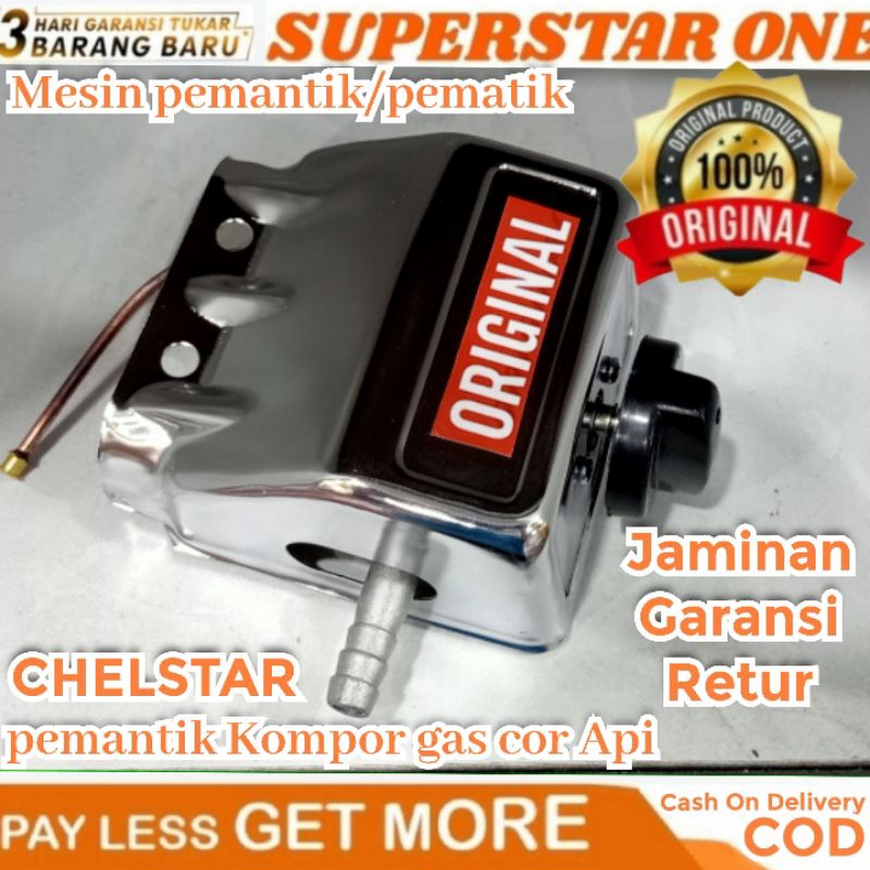 Jual mesin pemantik/pematik kompor gas cor api mata api seribu CHELSTAR ...