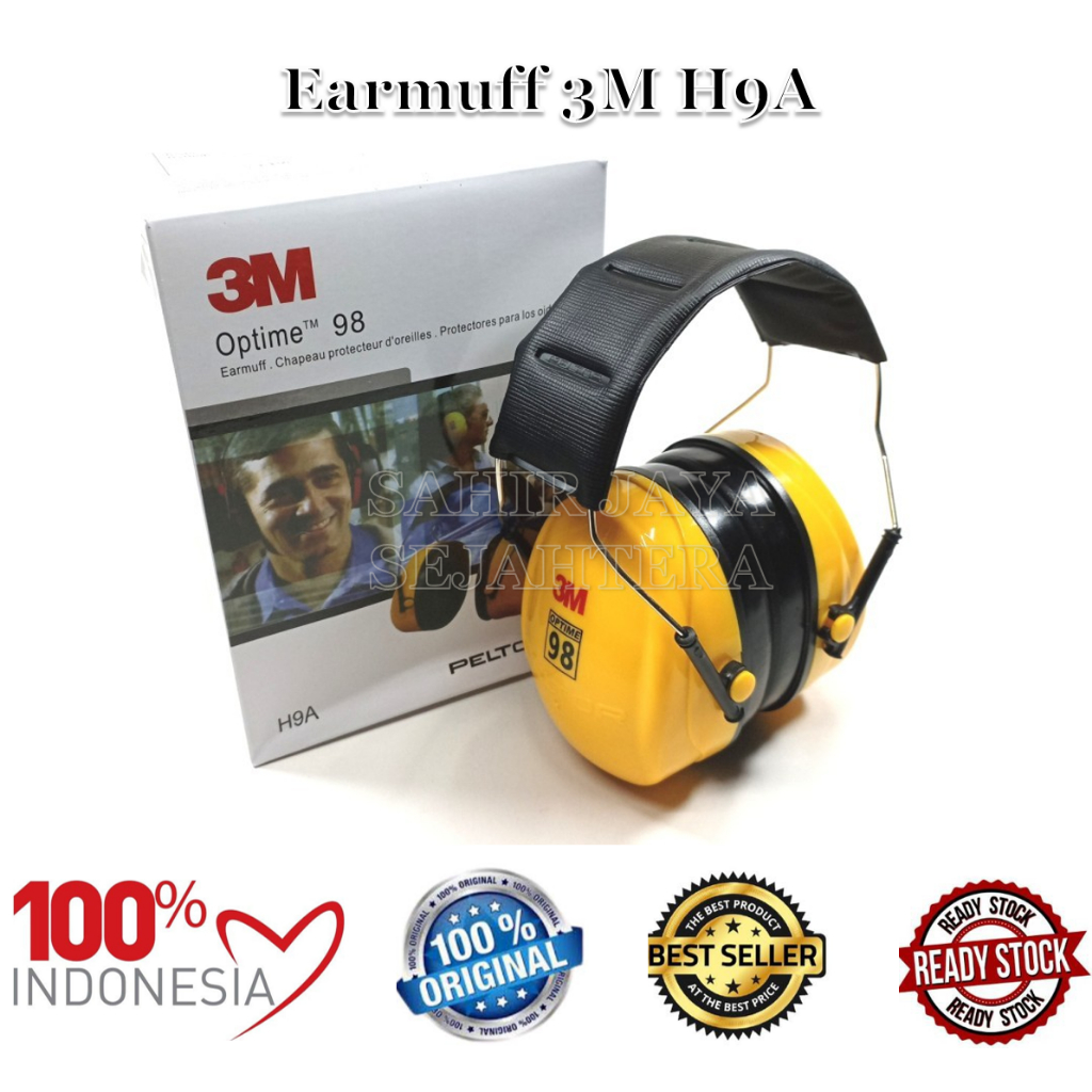 Jual EARMUFF 3M H9A PELTOR OPTIME 98 Original | Shopee Indonesia