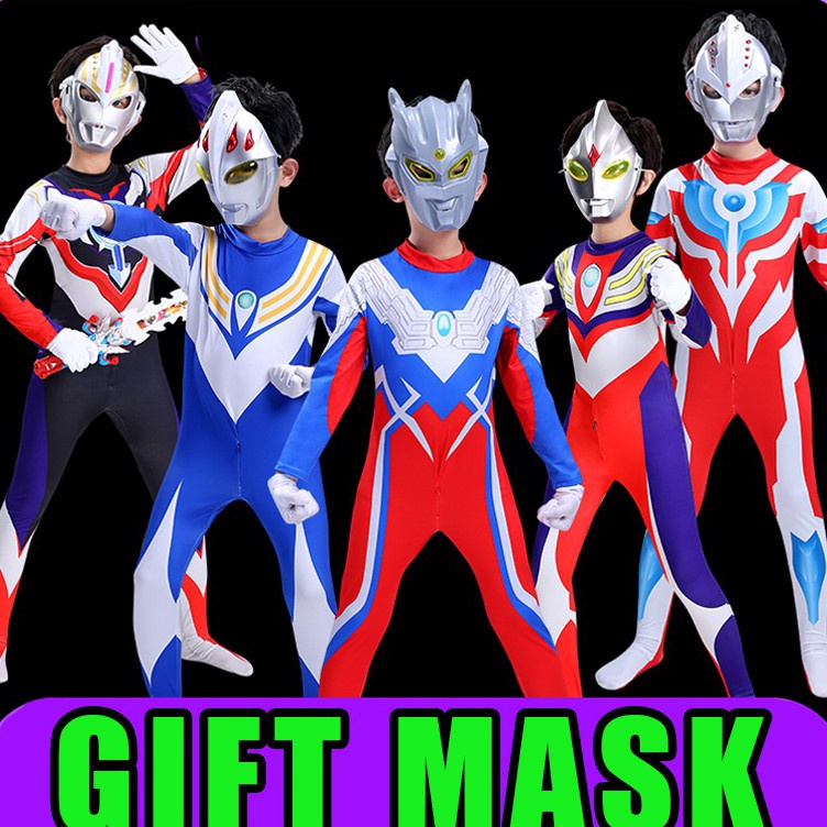 Jual READY STOK BAJU KOSTUM ANAK ULTRAMAN POWER RANGERS COSPLAY DIGA ...