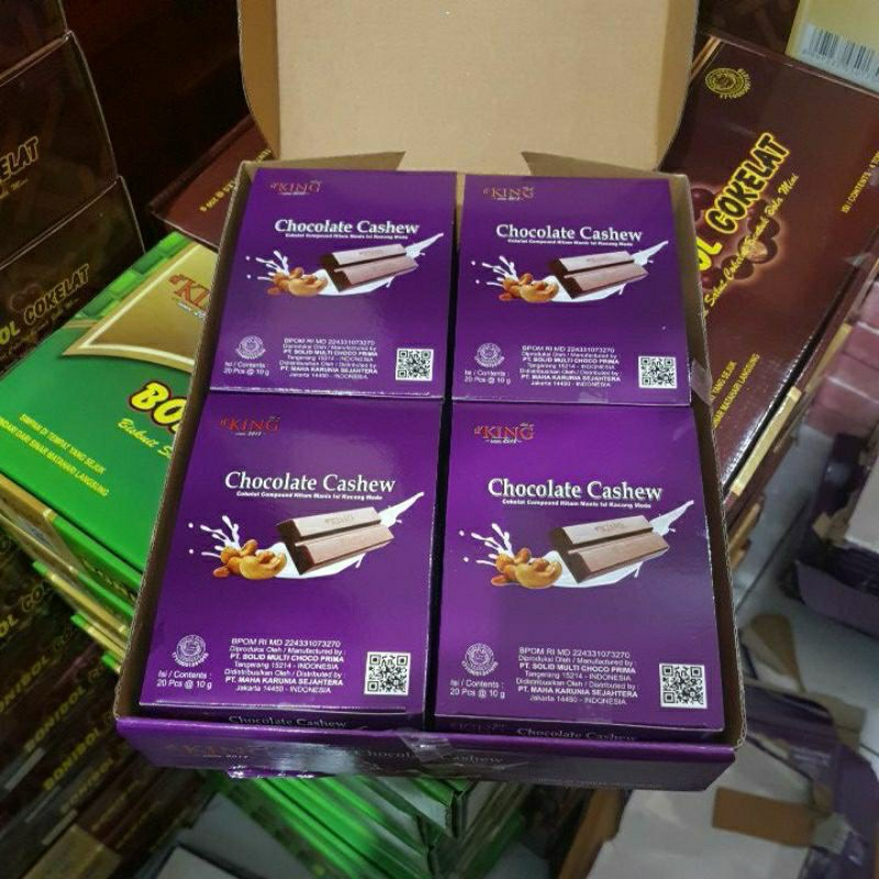 Jual Coklat Cashew 1 DUS 4 pack (80pcs) | Shopee Indonesia