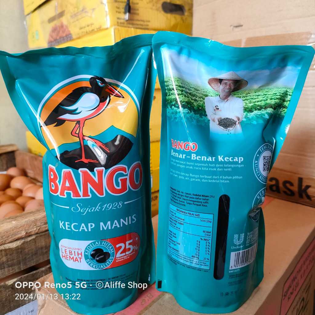 Jual BANGO Kecap Manis Refill- 720gr | Shopee Indonesia