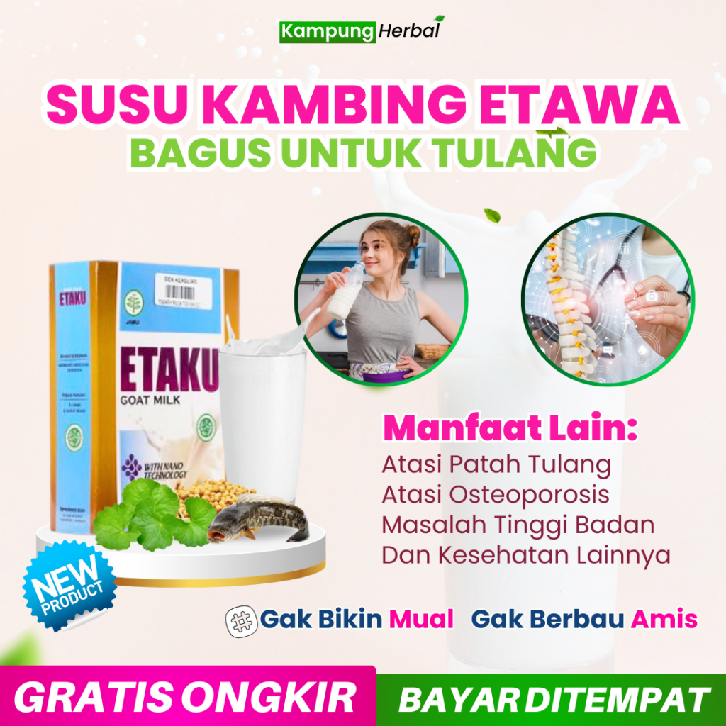 Jual Susu Kalsium Untuk Tulang Anak Remaja Dewasa Lansia Manula Patah ...