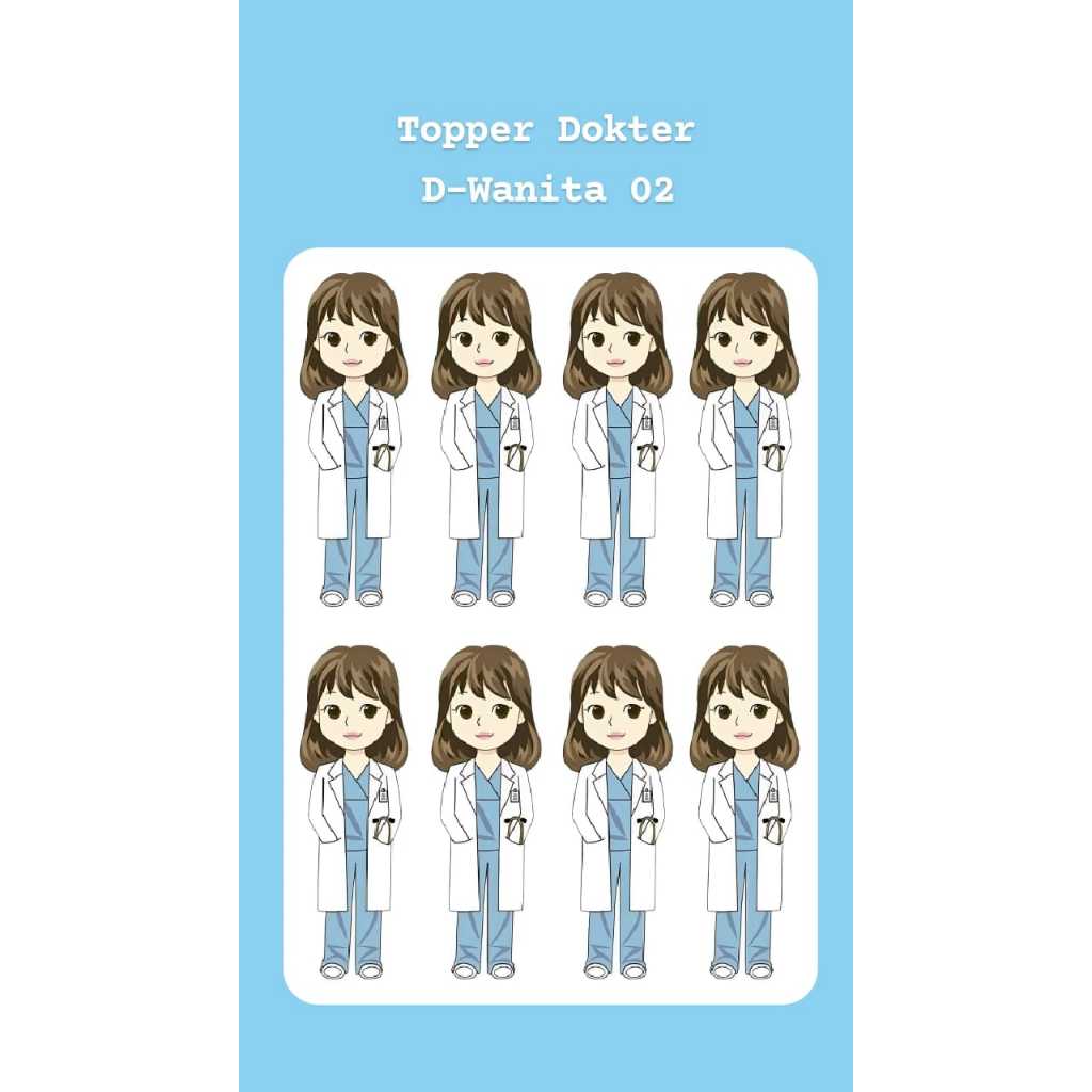 Jual TOPPER DOKTER//TOPPER UNTUK BUKET//TOPPER PROFESI DOKTER//TOPPER ...