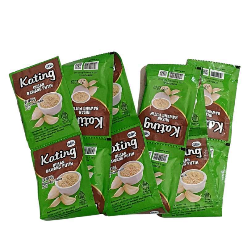 Jual 1 Renceng Bawang Putih Bubuk Kating Irisan 6 Gr x 12 Sachet ...