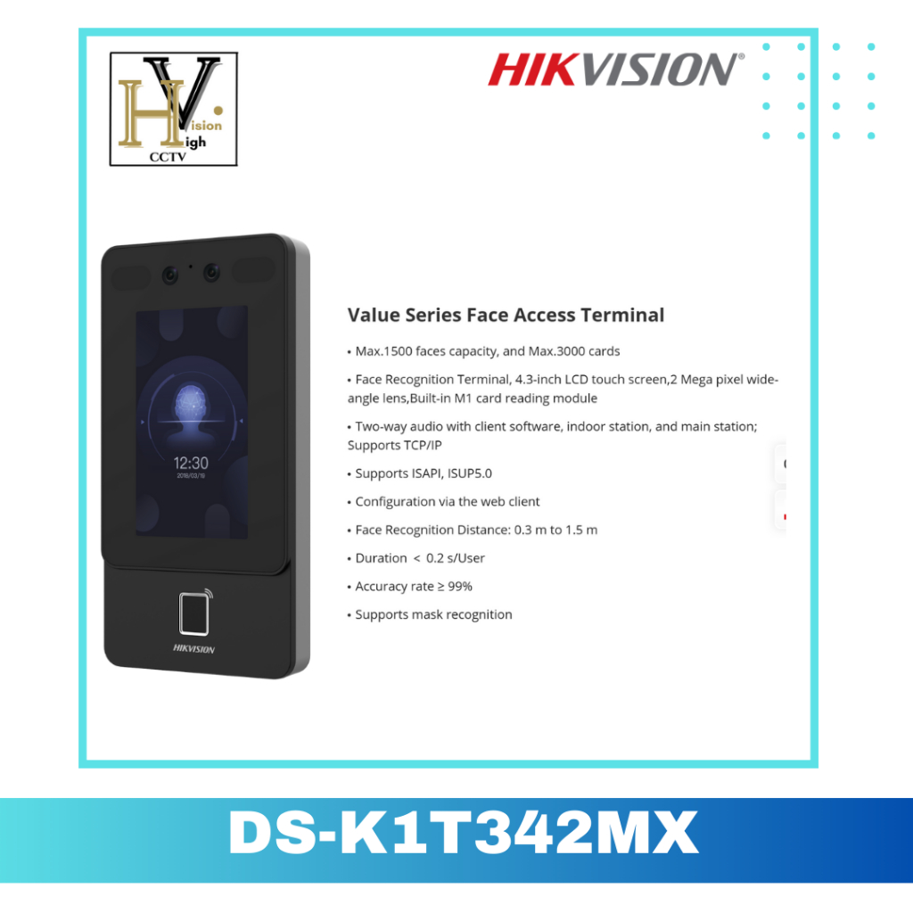 Jual FINGERPRINT HIKVISION DS-K1T342MX | Shopee Indonesia