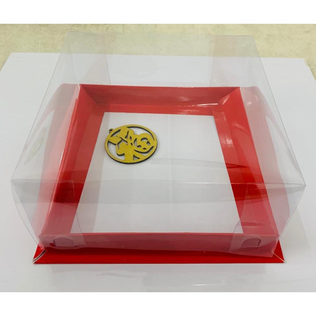 Jual Box Mika Imlek 20x20x10cm Merah Bon Apetit Red Hangtag Packaging ...