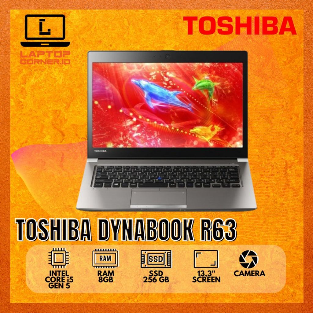 Jual Laptop Toshiba R63 Core i5 Gen 5 RAM 8GB SSD 256GB Murah ...