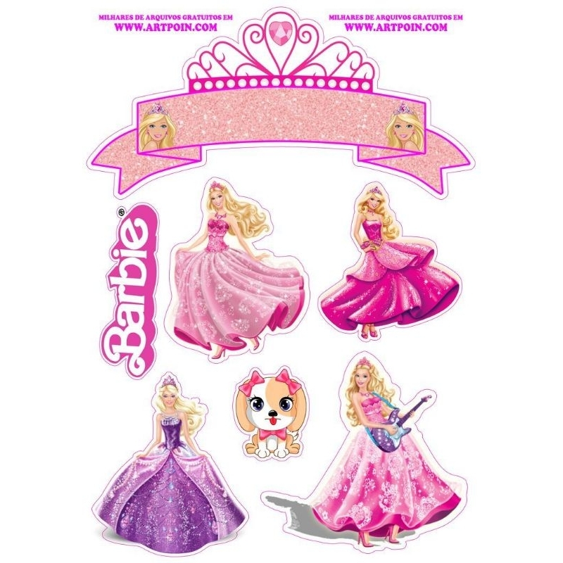 Jual topper barbie costum nama | Shopee Indonesia
