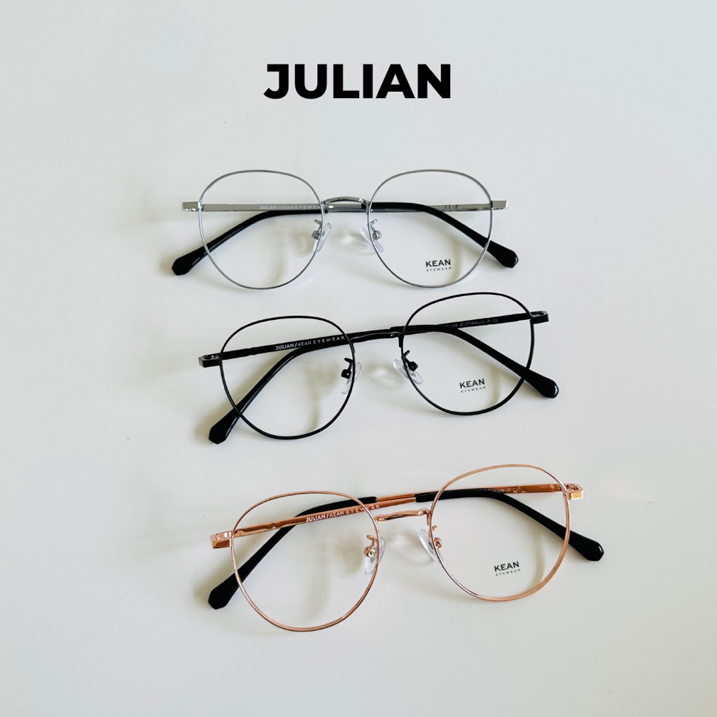Jual KEAN JULIAN - FRAME KACAMATA BULAT | Shopee Indonesia