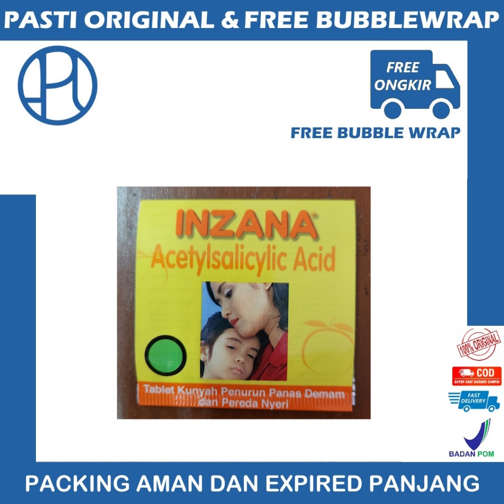 Jual INZANA PER STRIP 4 TABLET | Shopee Indonesia