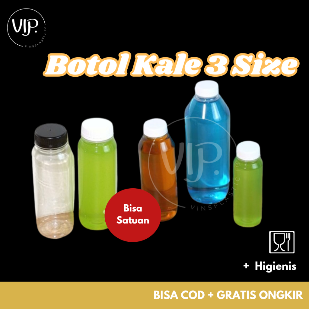 Jual Botol Kale 250ml | Botol Plastik Kale 250ml | Botol Plastik Kale ...