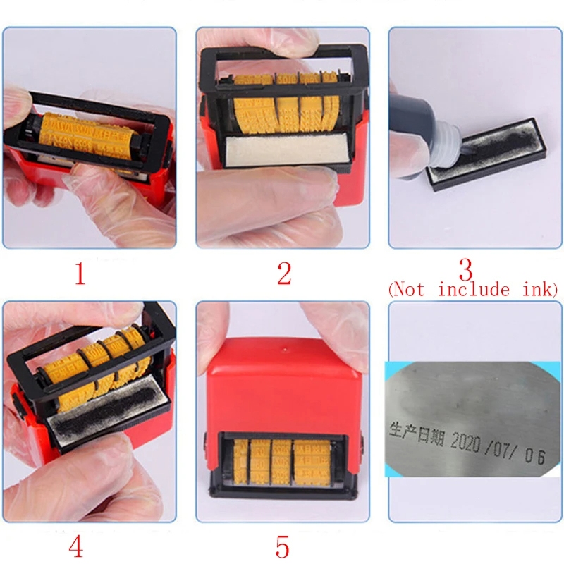 Jual Stempel Tanggal Custom Otomatis Dengan EXP Stempel Tanggal ...