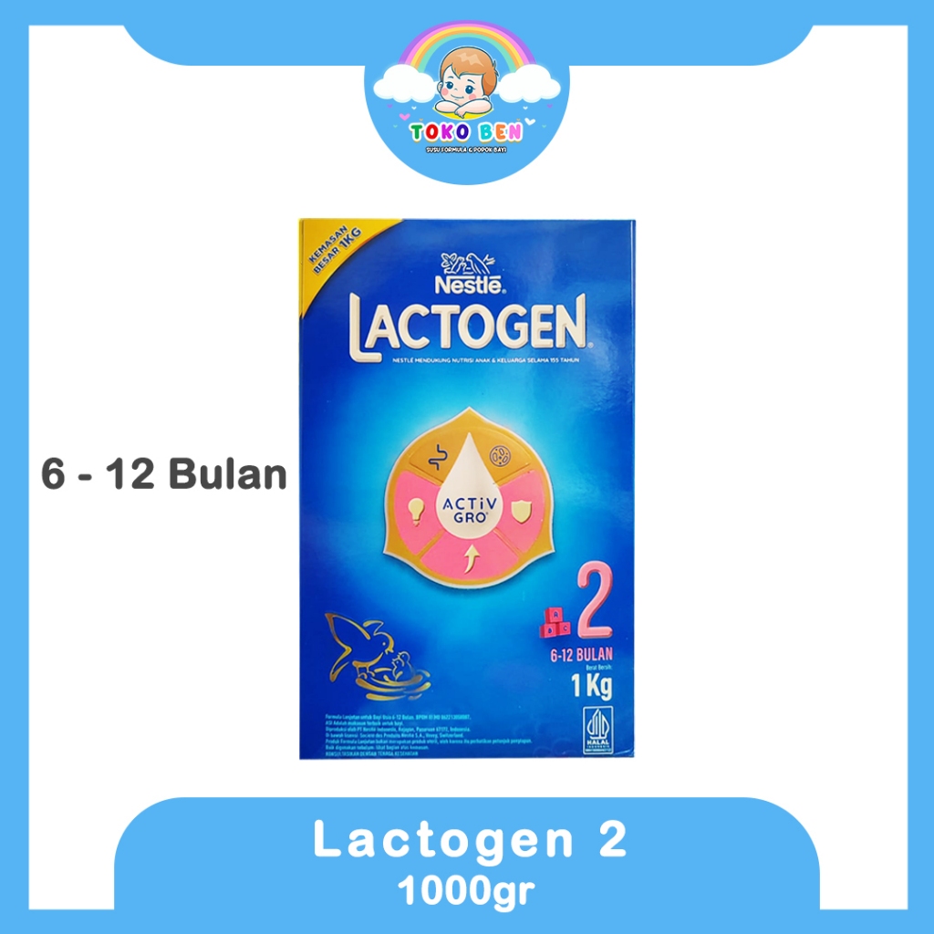 Jual Nestle Lactogen 2 Susu Formula 6-12 Bulan Box 1 kg - Susu Lactogen ...