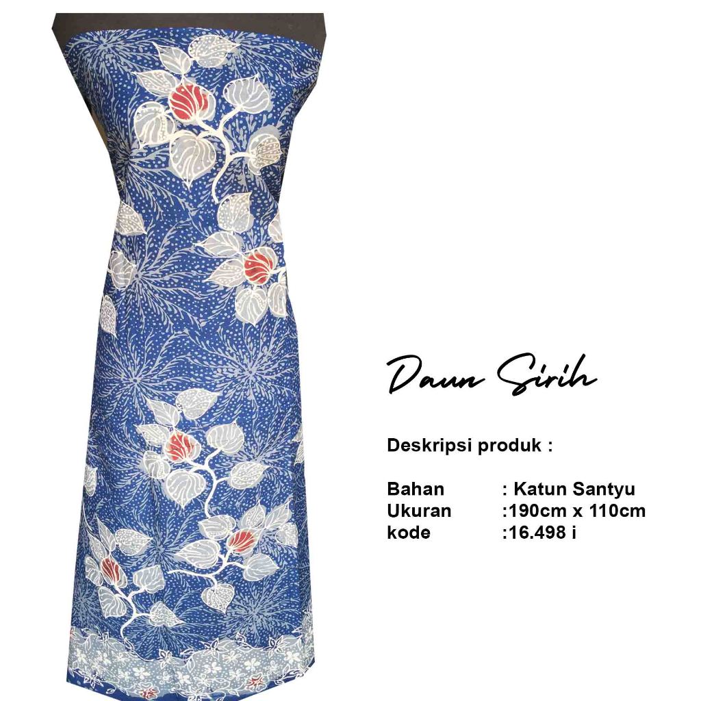 Jual batik motif daun sirih - motif batik khas pasuruan - batik dasaran ...