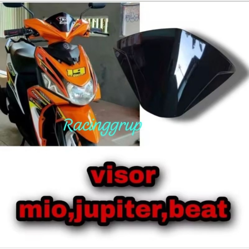 Jual Visor variasi yamaha mio gt 115 mio j bahan tebal anti pecah warna ...