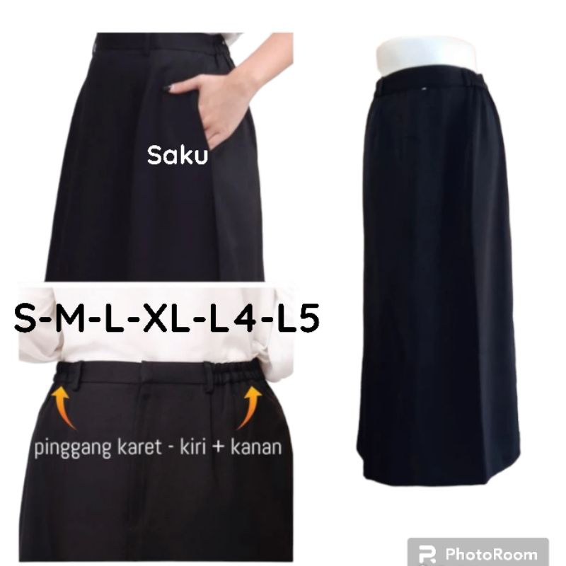 Jual ROK KANTOR LINE-A/ROK PONDOK/ROK KULIAH/BAHAN FERARI HALUS MURAH ...