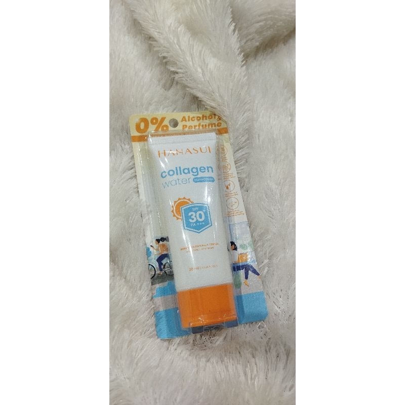 Jual Collagen Water sunscreen SPF 30 PA+++ / No alcohol/No parfume/No ...
