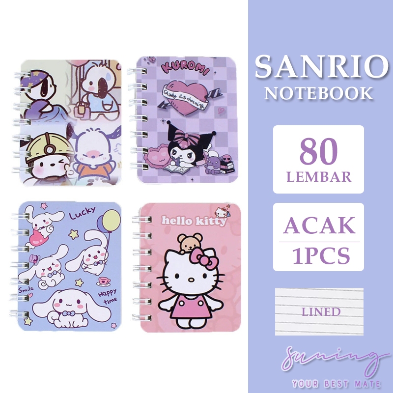 Jual Notebook San-rio A7/Buku A7 / Buku Mini Alat Tulis Portable ...