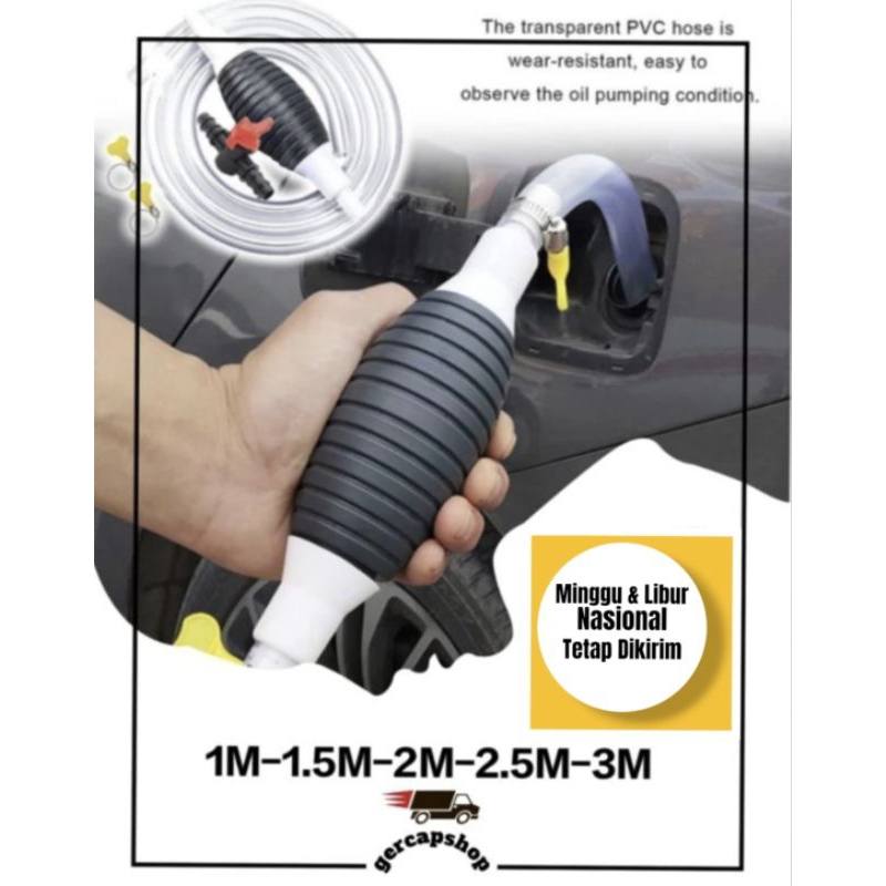 Jual 1.5-3M Pompa bensin | solar | air | manual pump | pompa alat sedot ...