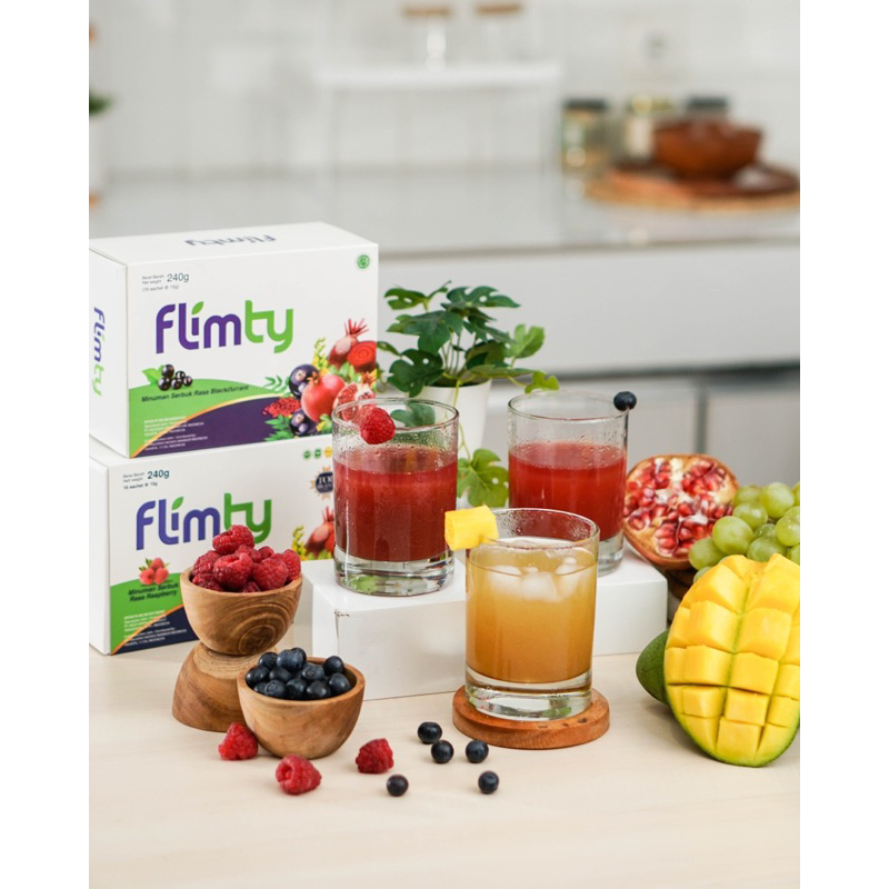 Jual Flimty fiber raspberry 1 box (16 sachet) | Shopee Indonesia