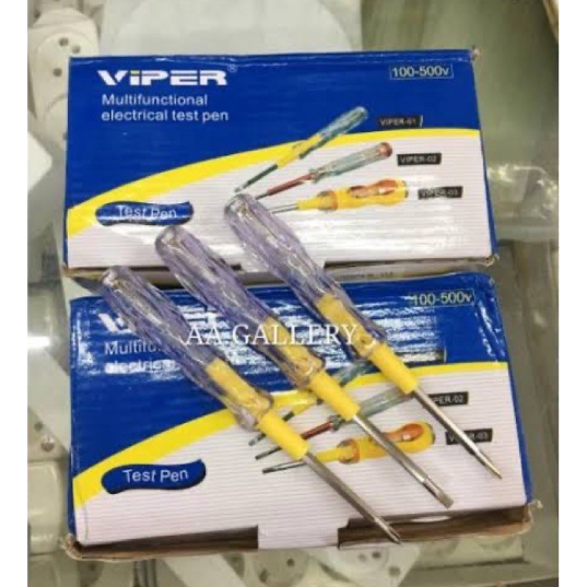 Jual Harga 1PC Obeng Tespen viper 01 / Testpen Bolak Balik test pen ...