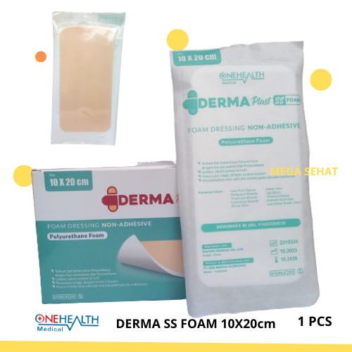 Jual Plester Luka Dermaplast SS Foam 10 x 20 cm Dressing Non Adhesive ...