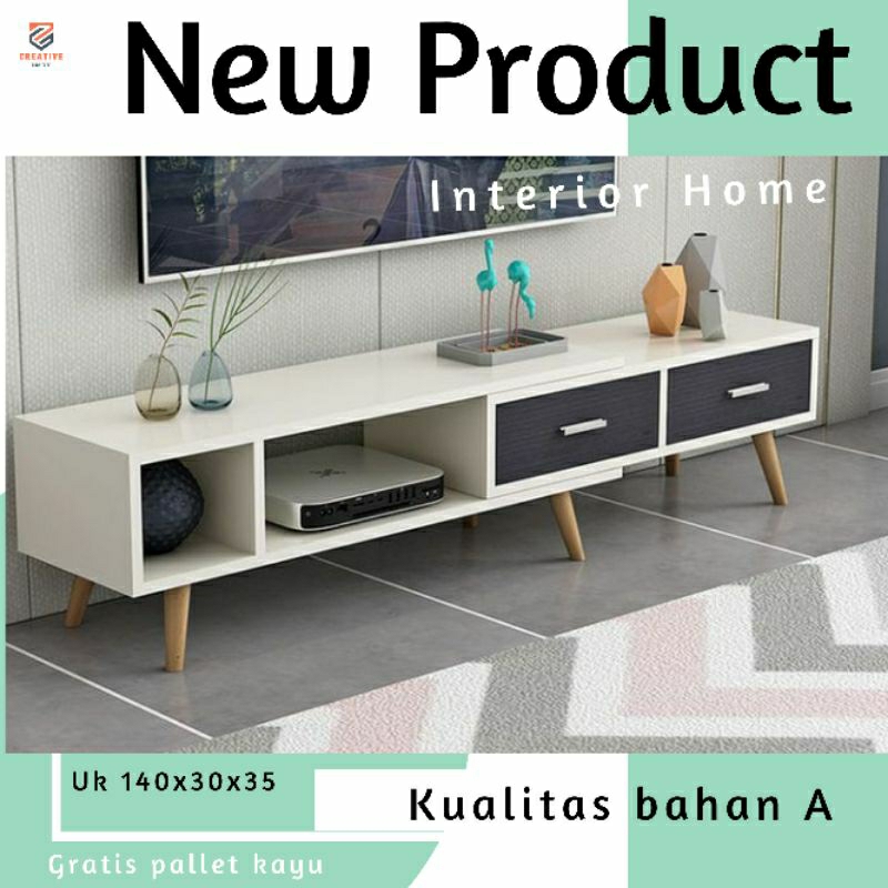 Jual meja tv minimalis meja buffet tv konsol tv | Shopee Indonesia