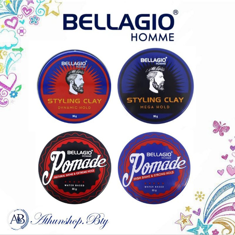 Jual Bellagio Pomade Minyak Rambut Pria Kekinian All Varian | Shopee ...