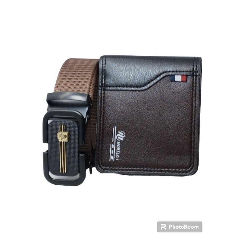 Jual Gesper Sabuk Pria NYLON Canvas Plus Dompet Lipat Standard rell ...