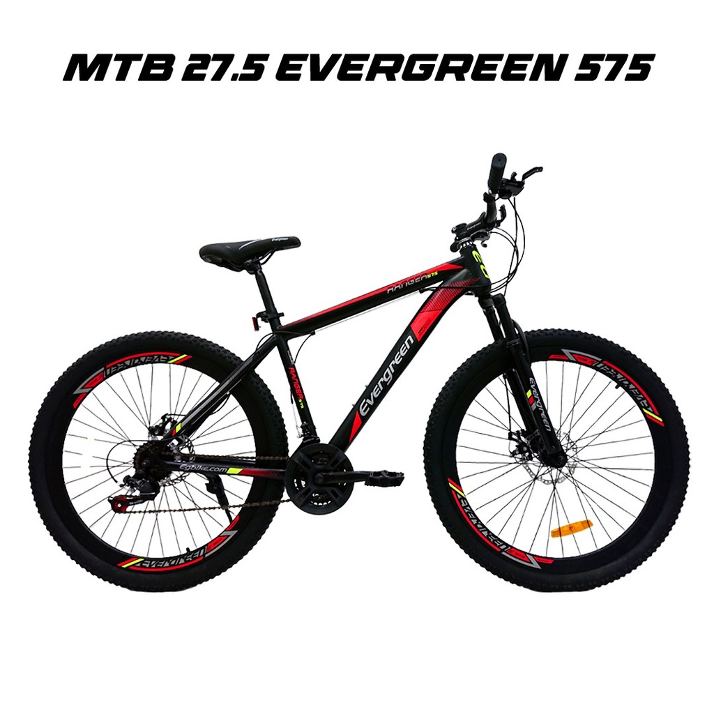 Jual Sepeda MTB Evergreen 27.5 inch 575 585 21 Speed Disc Cakram Velg ...