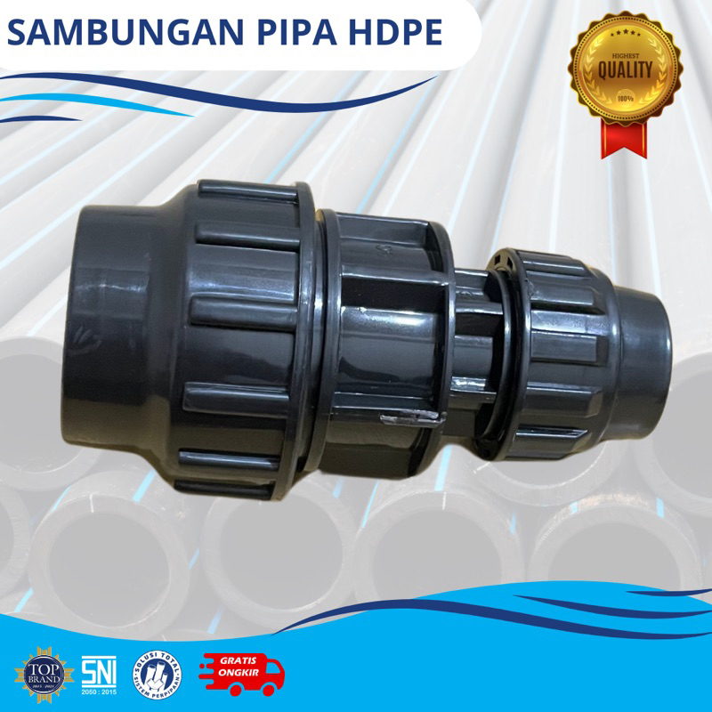 Jual Coupler Reducer Hdpe 1 inch x 1/2 inch (32x20mm) | Shopee Indonesia