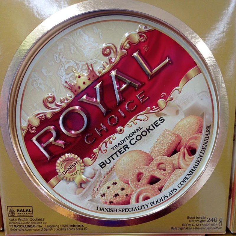 Jual ROYAL CHOICE BUTTER COOKIES 240GR/ 480GR / 960GR | Shopee Indonesia