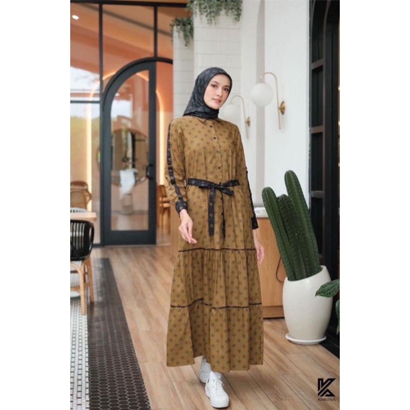 Jual mono sabrina dress korina (preloved) | Shopee Indonesia