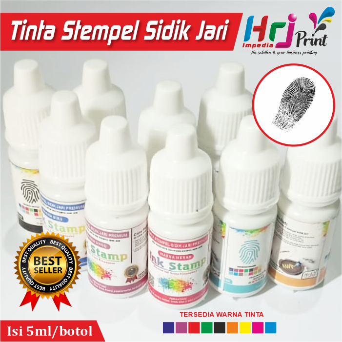 Jual Tinta Stempel Sidik Jari | Tinta Refil Stempel Fingerprint Isi 5ml ...