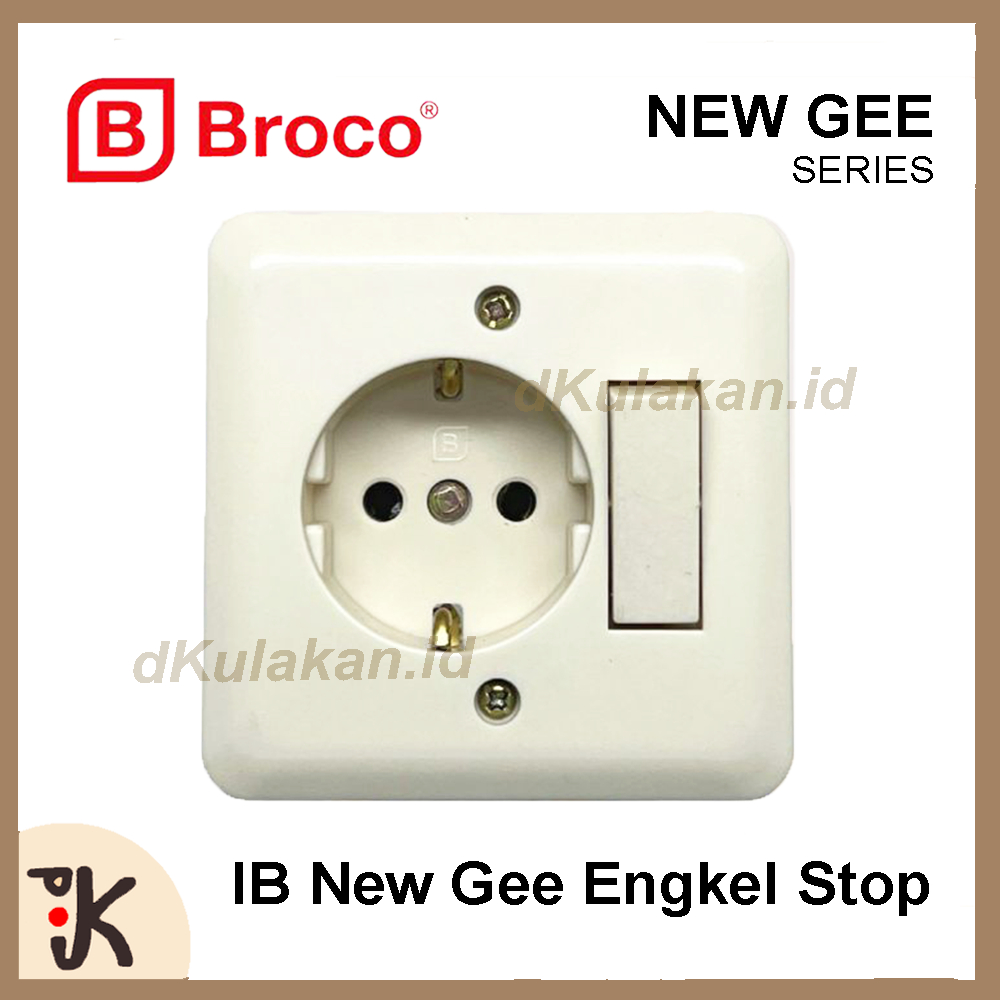 Jual BROCO NEW GEE IB SAKLAR ENGKEL PLUS STOP ARDE CREAM KOMBINASI ...
