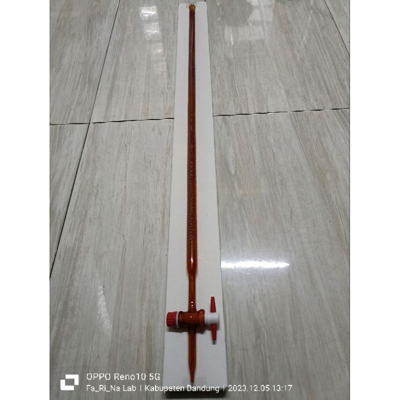 Jual Buret 50ml Full Amber/coklat Pyrex Class A | Shopee Indonesia