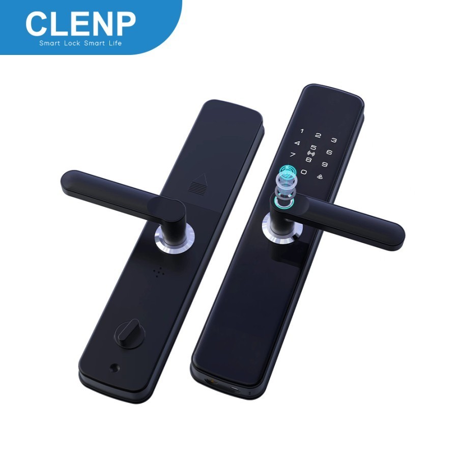 Jual CLP 801 Digital Smart Door Lock With Fingerprint Handle | Shopee ...
