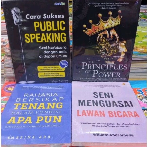 Jual paket 4 buku the principle of power Seni menguasai lawan bicara ... Jual paket 4 buku the principle of power Seni menguasai lawan bicara ...