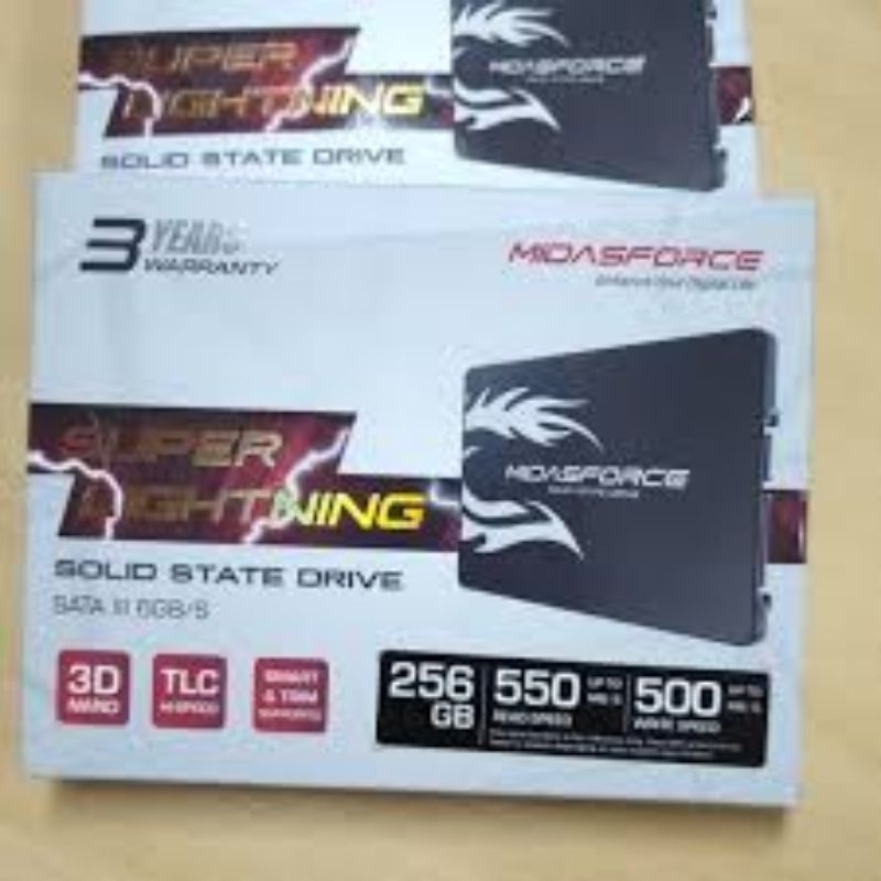 Jual ssd sata 256gb midas force, hose, ravell | Shopee Indonesia