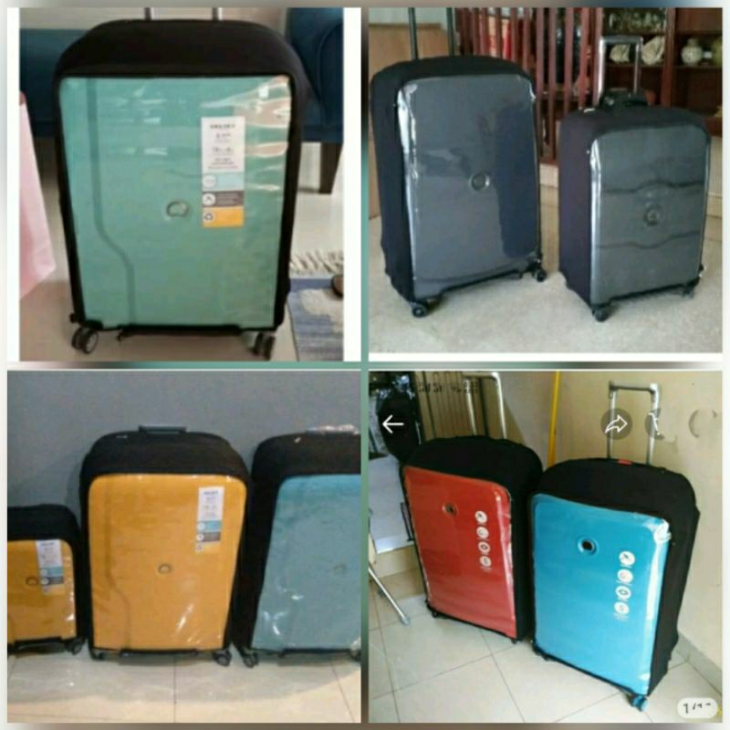 Jual sarung cover koper/pelindung koper untuk merek/bren delsey ukuran ...