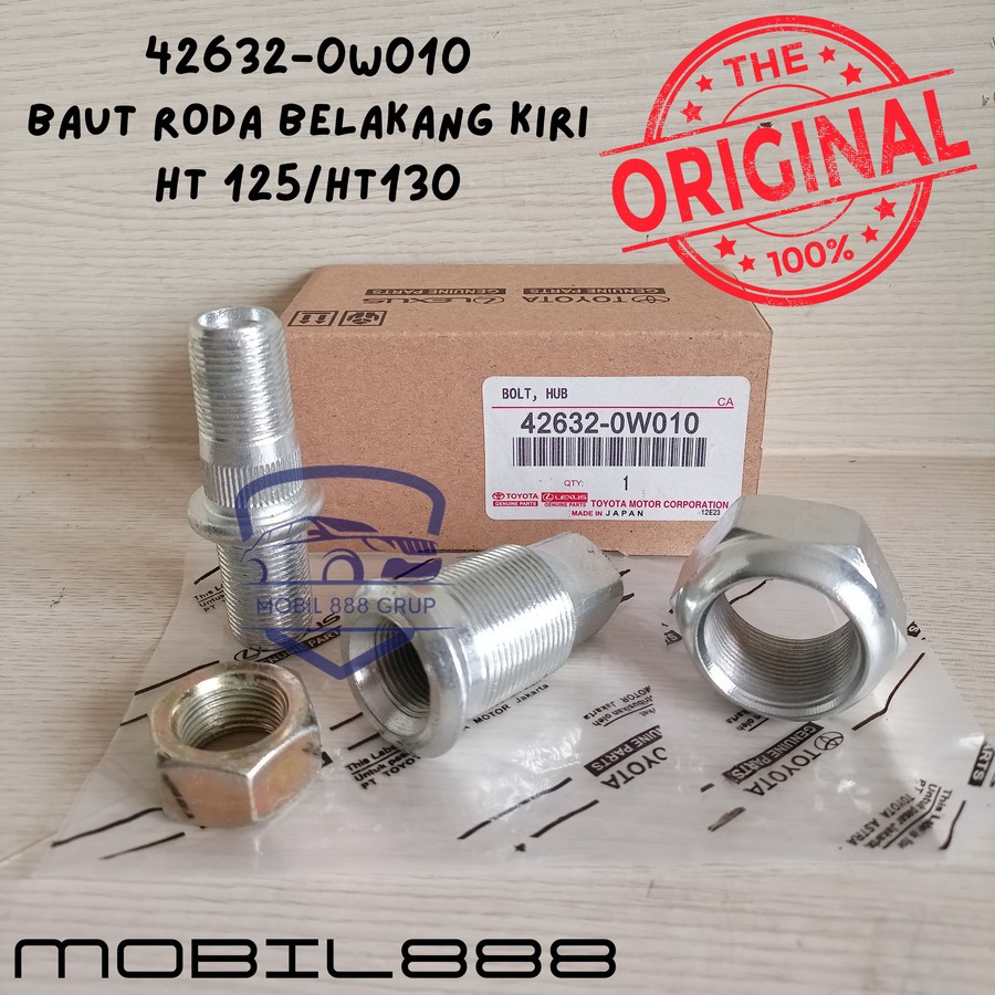 Jual BAUT RODA BELAKANG KIRI HT 125/HT130 42632-0W010 | Shopee Indonesia