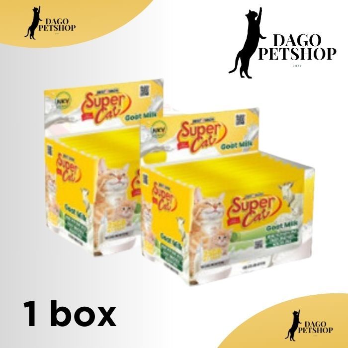 Jual Susu Kucing Super Cat Goat Milk 1 Dus isi 10pcs | Shopee Indonesia