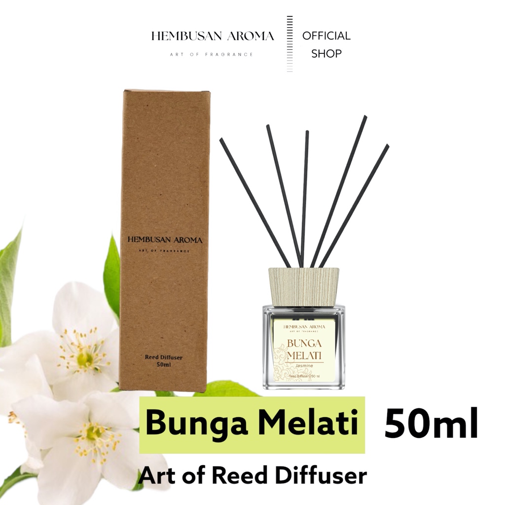 Jual Hembusan Aroma Reed Diffuser Bunga Melati Jasmine Pengharum ...