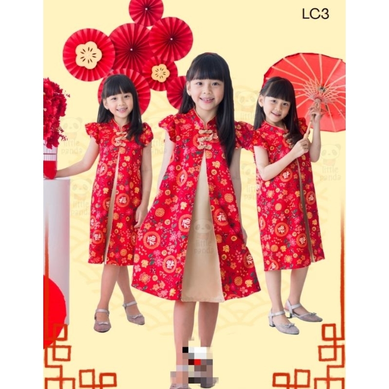 Jual CHEONGSAM ANAK PEREMPUAN/ CHEONGSAM DRESS ANAK / CHEONGSAM ANAK ...